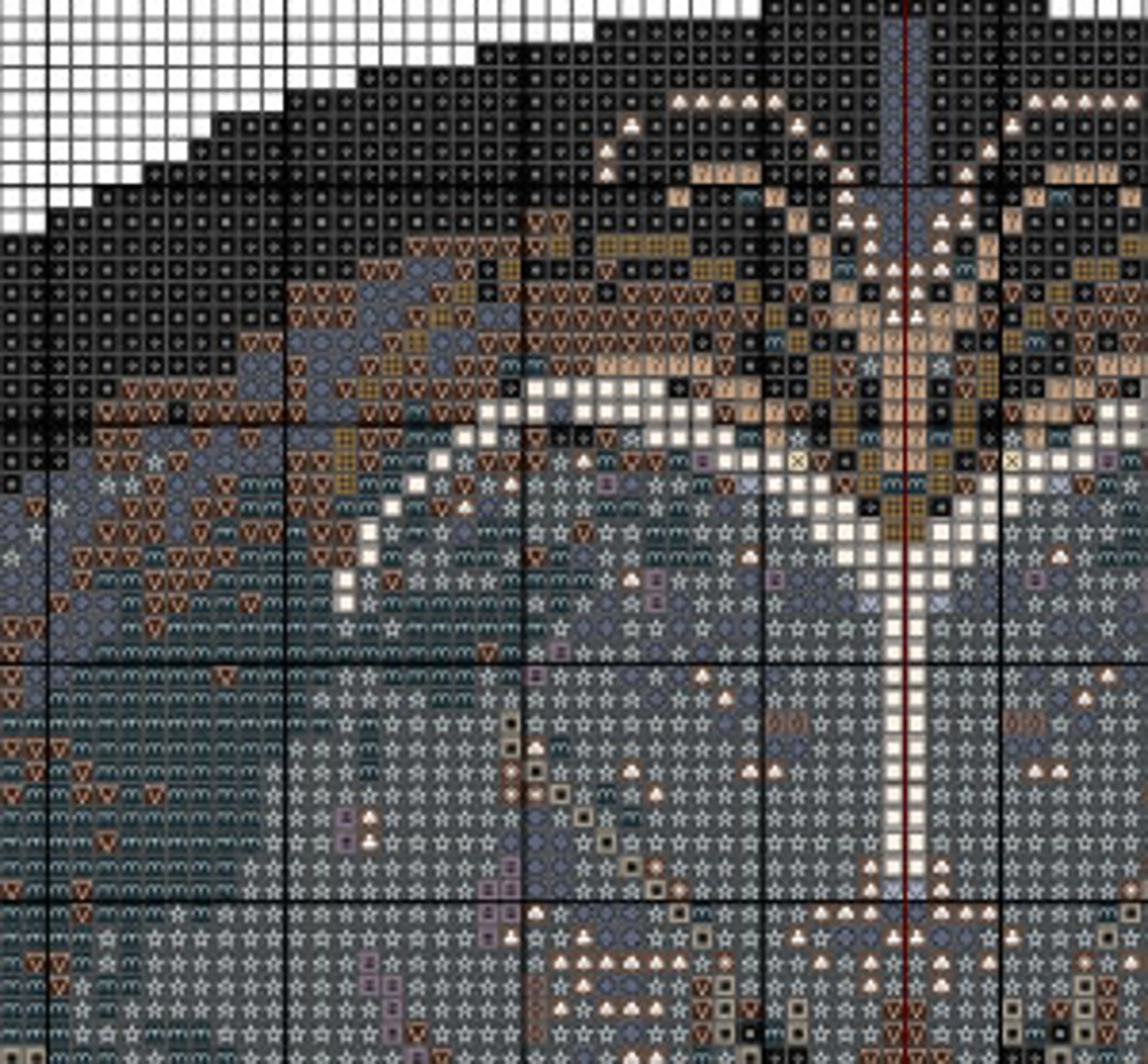 Moth Cross Stitch Pattern PDF Download Butterfly With Open - Etsy