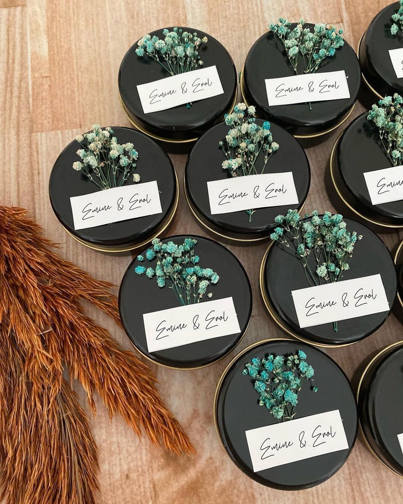 Personalized Mini Candles Wedding Favors For Guests In Bulk Etsy
