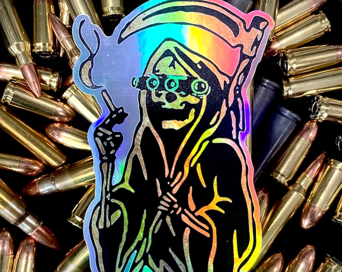 Forward Observations Group Reaper Holographic Sticker - Etsy