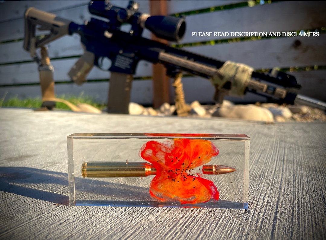 The Original Epoxy Resin Bullet / 5.56 Rifle Round Mk4 - Etsy