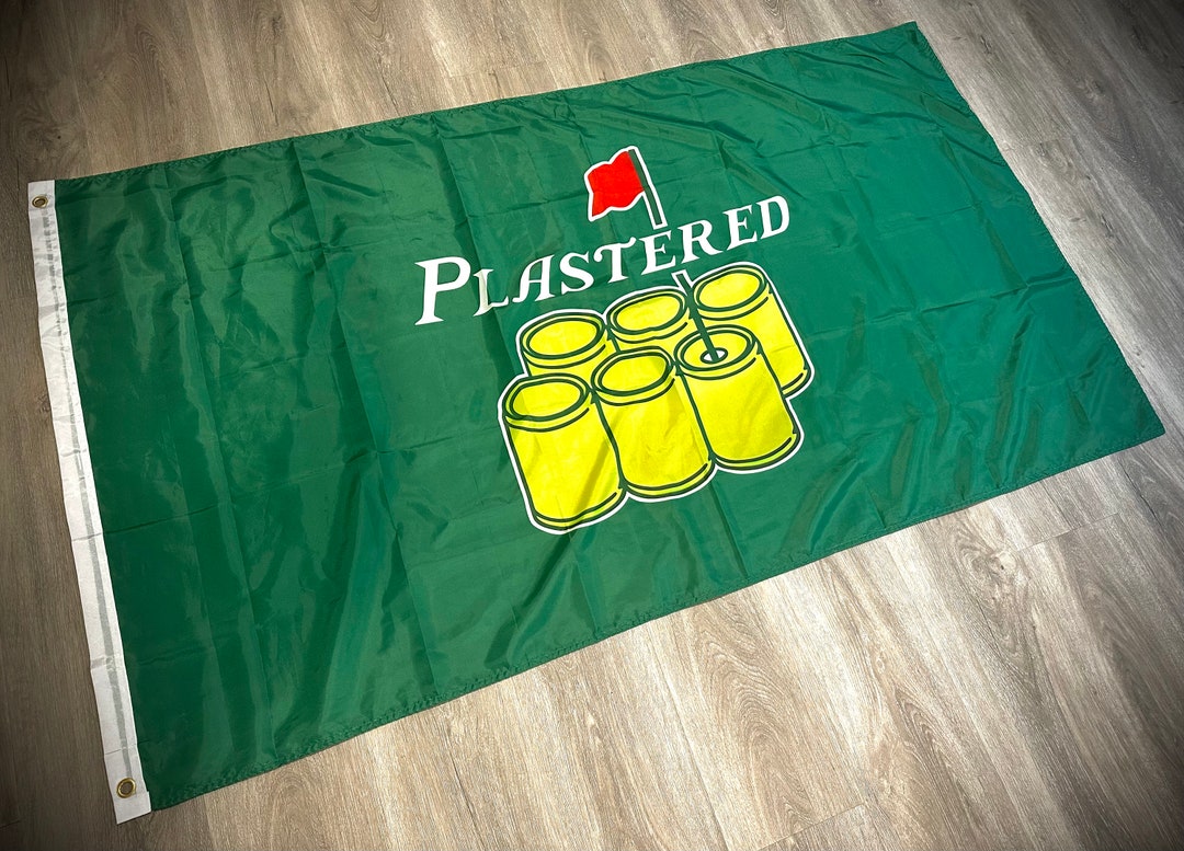 The Master’s “plastered” Flag for Mancave, Bar, Garage, Clubhouse - Etsy