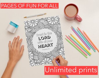 Printable Llama Coloring Pages EASILY DOWNLOAD PDF - Etsy