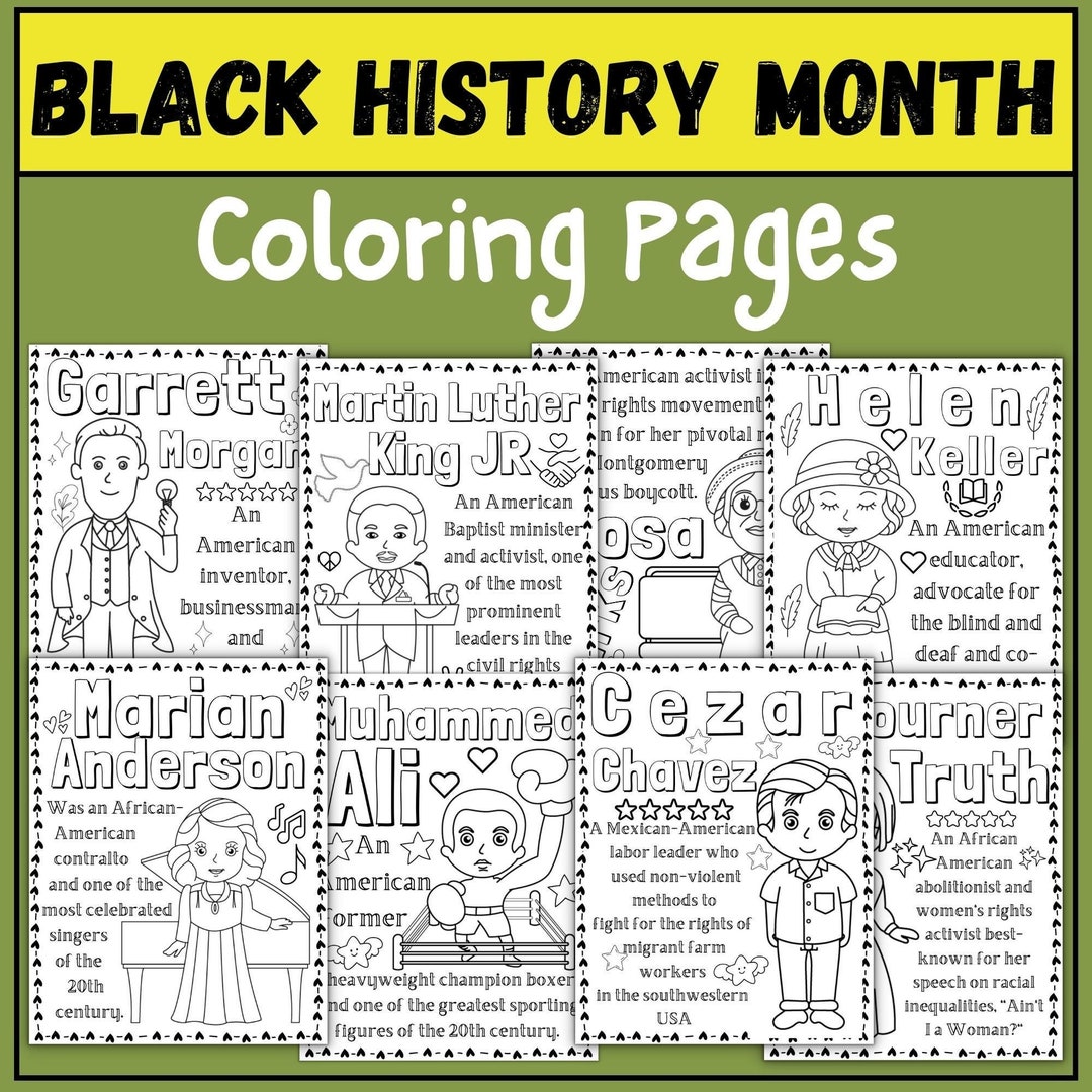 Black History Month Printables - Mom. Wife. Busy Life.