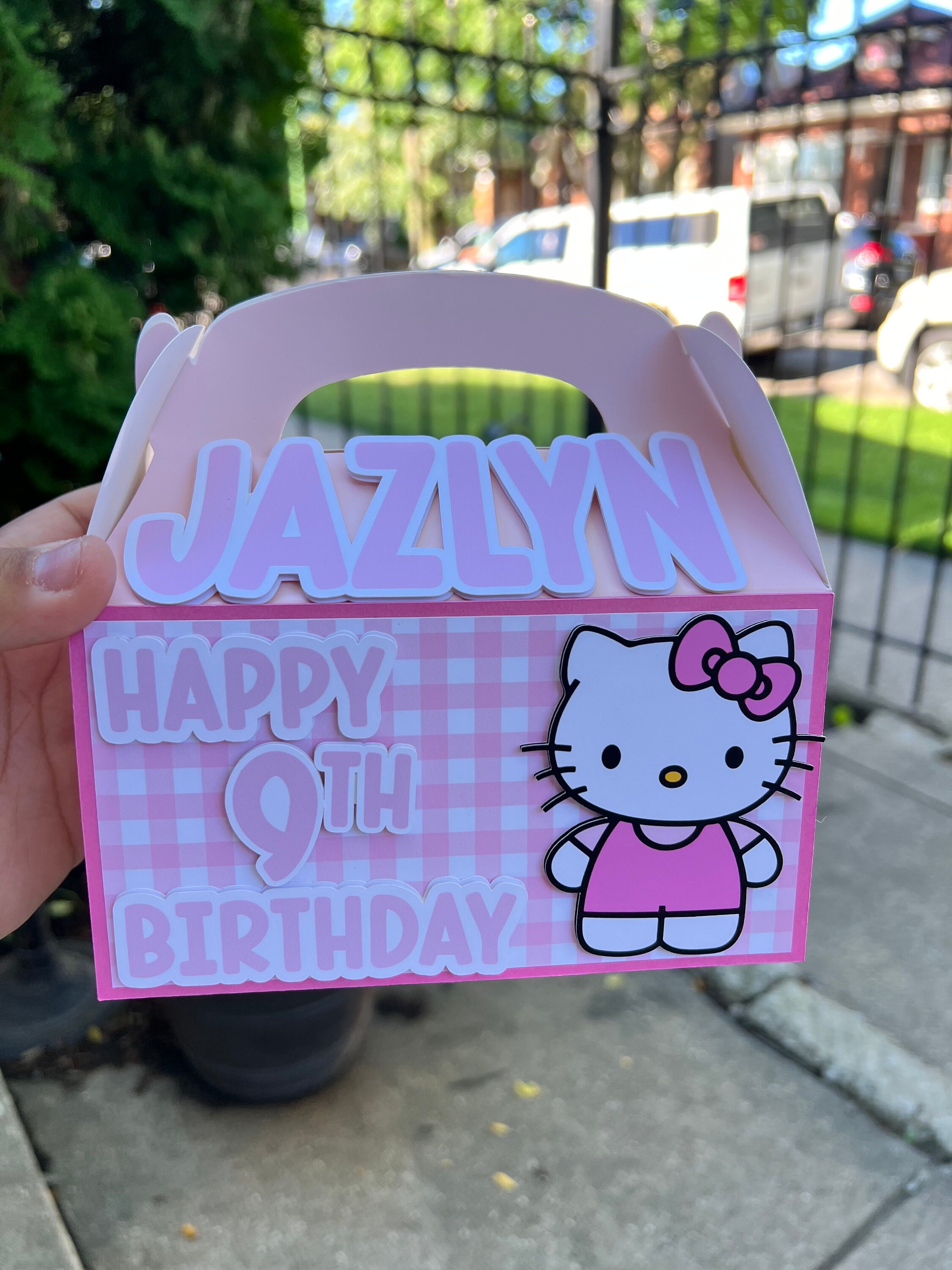 Kitty Favor Boxes, Sanrio Gable Box, Party Favor Boxes, HK Treat Box ...
