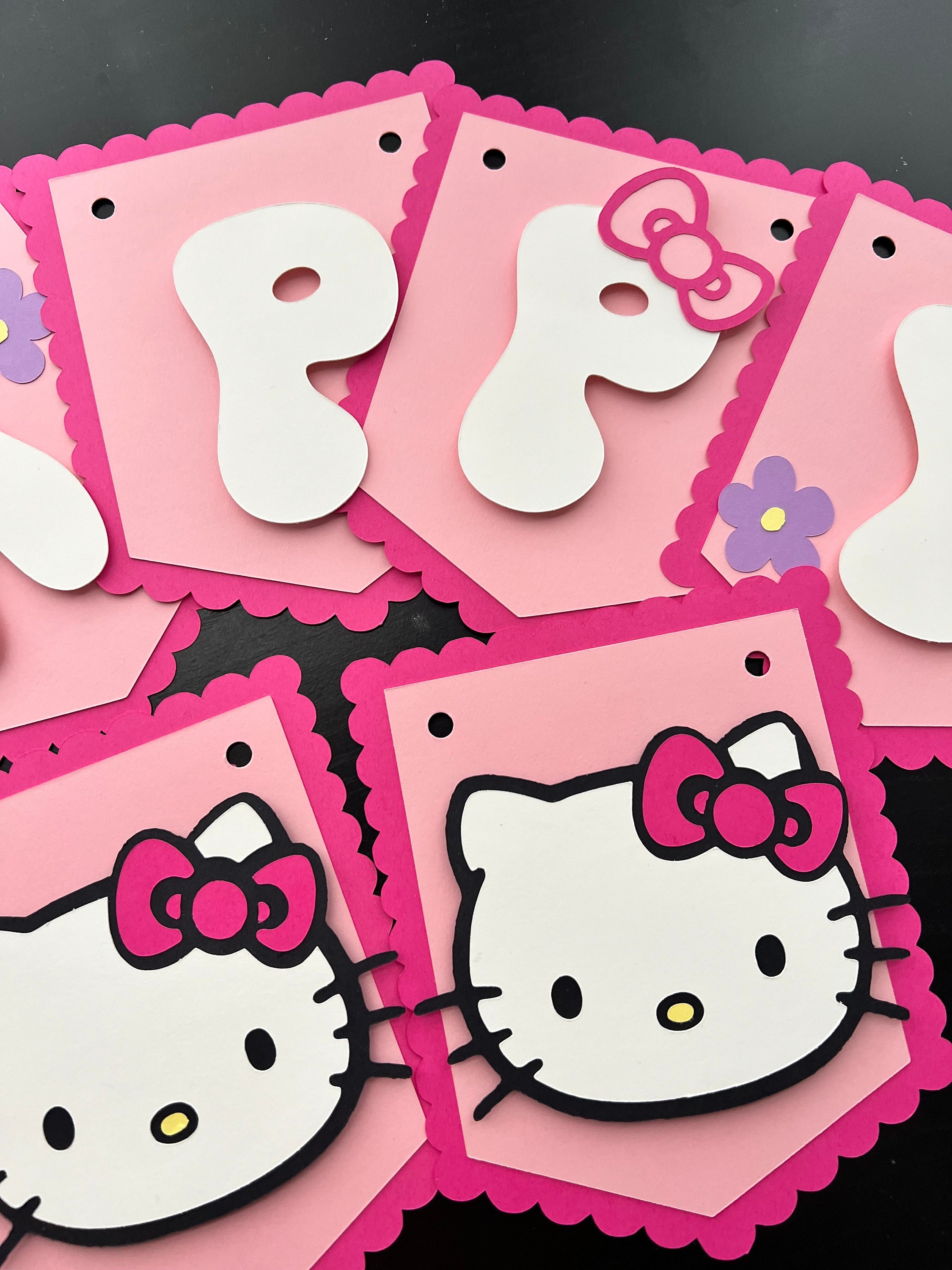 Sanrio Birthday Banner, Happy Birthday Banner,hello Kitty Inspired ...