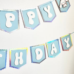 Sanrio Birthday Banner, Happy Birthday Banner,cinnamoroll Inspire ...