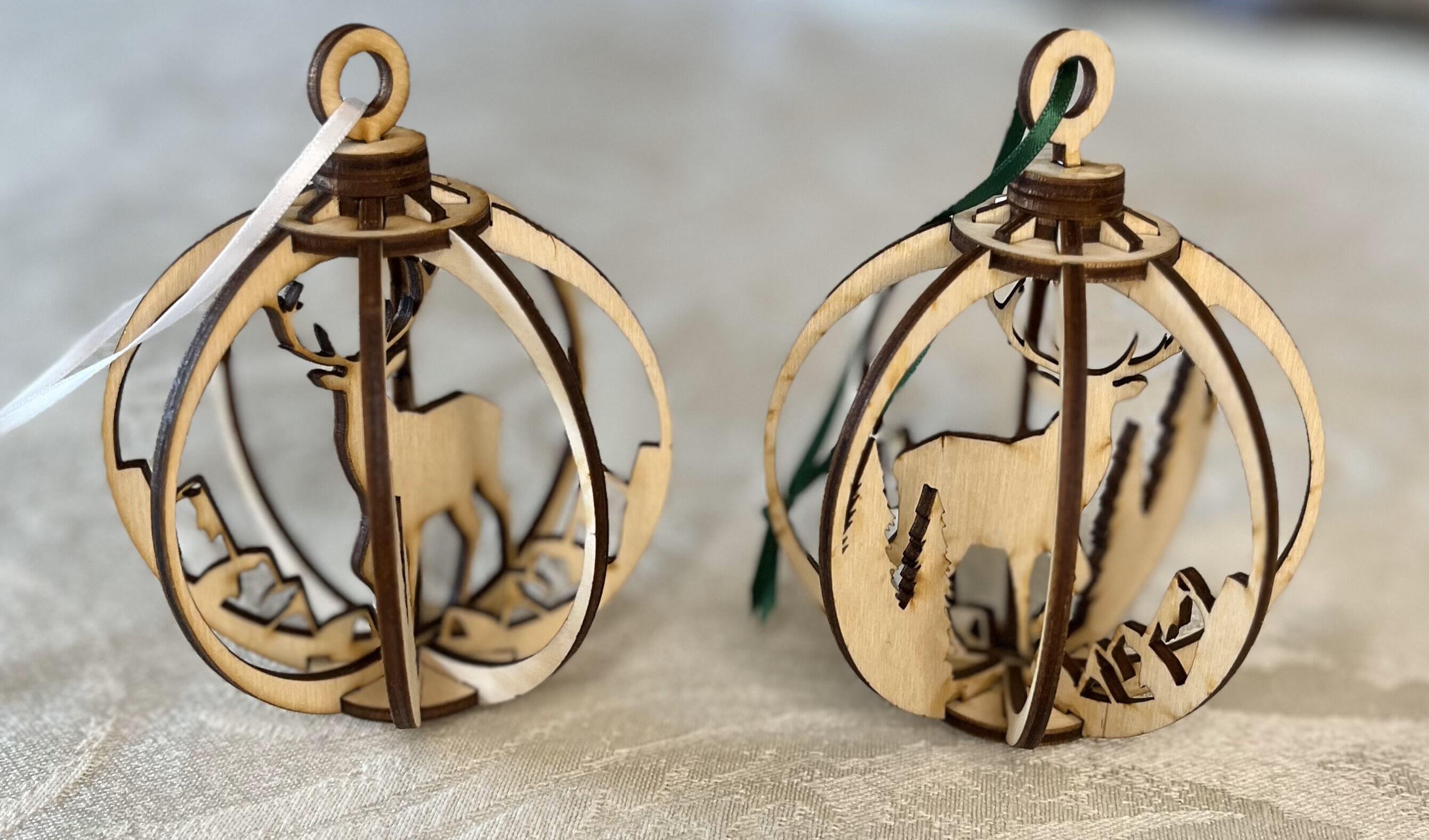 3d Elk Christmas Ornament, Rustic Cabin Decor, Elk Hunter Gift, Holiday ...