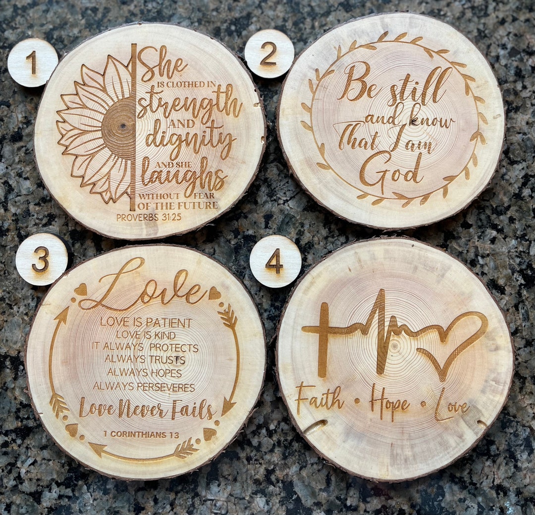 Christian Coasters, Christian Affirmation Coasters, Gift for Mom ...