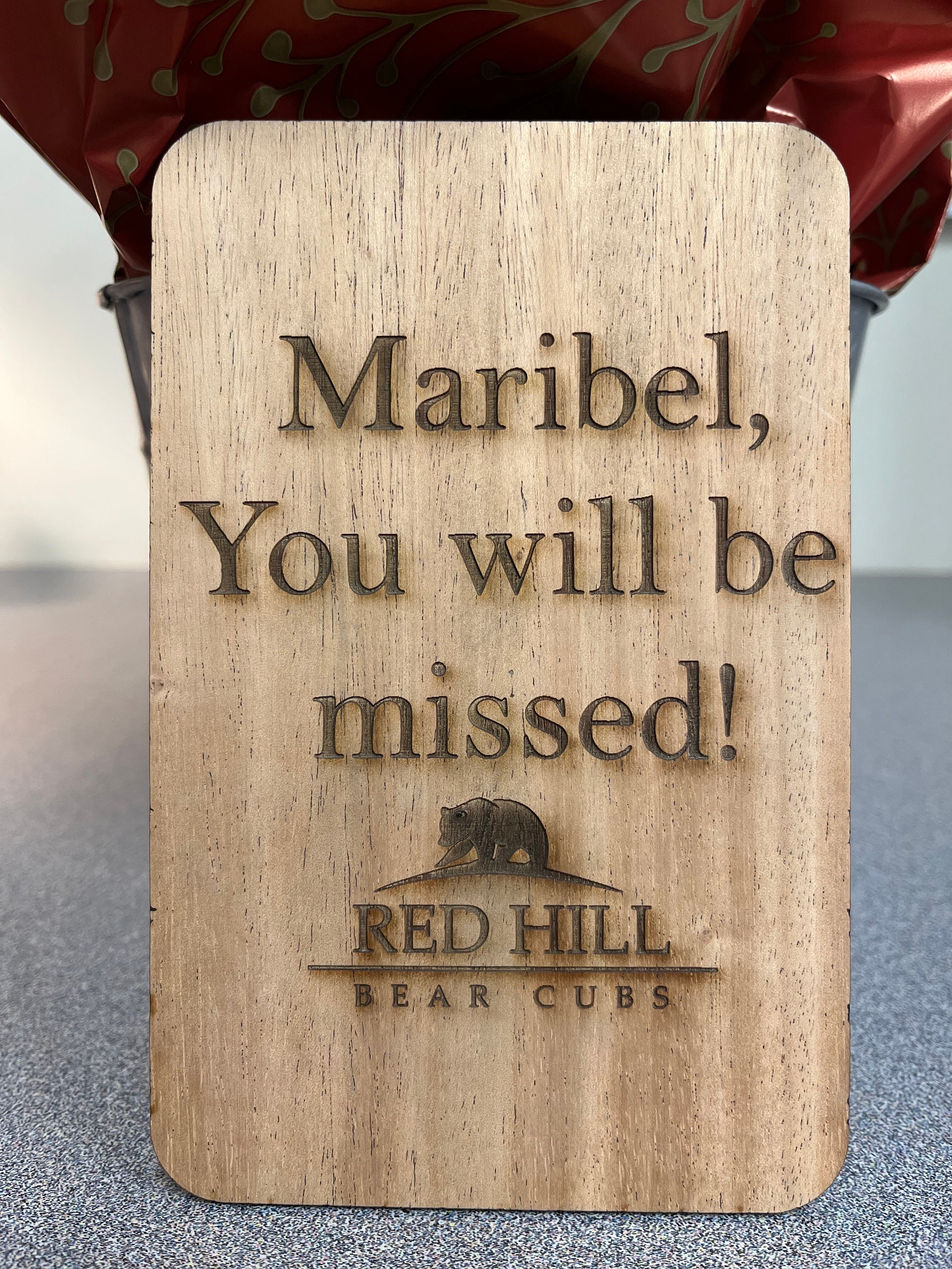 Personalized Wood Coworker Sign, Goodbye Gift - Etsy