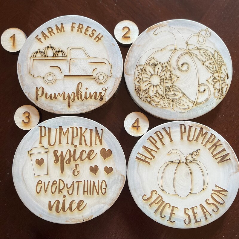 Fall Coasters - Etsy
