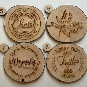 Christian Coasters, Christian Affirmation Coasters, Gift for Mom ...