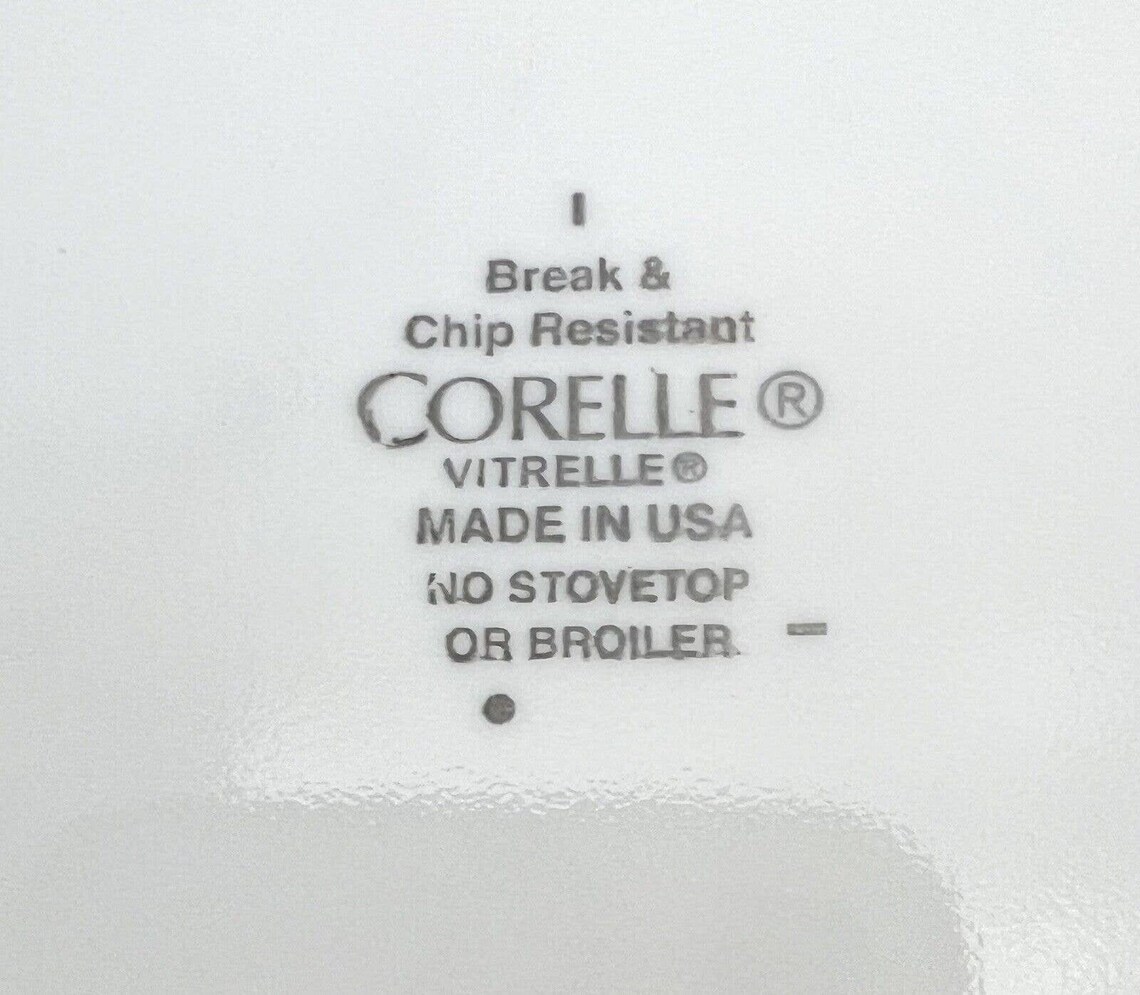 CORELLE Splendor Vitrelle Square Dinner & Salad Plates White - Etsy