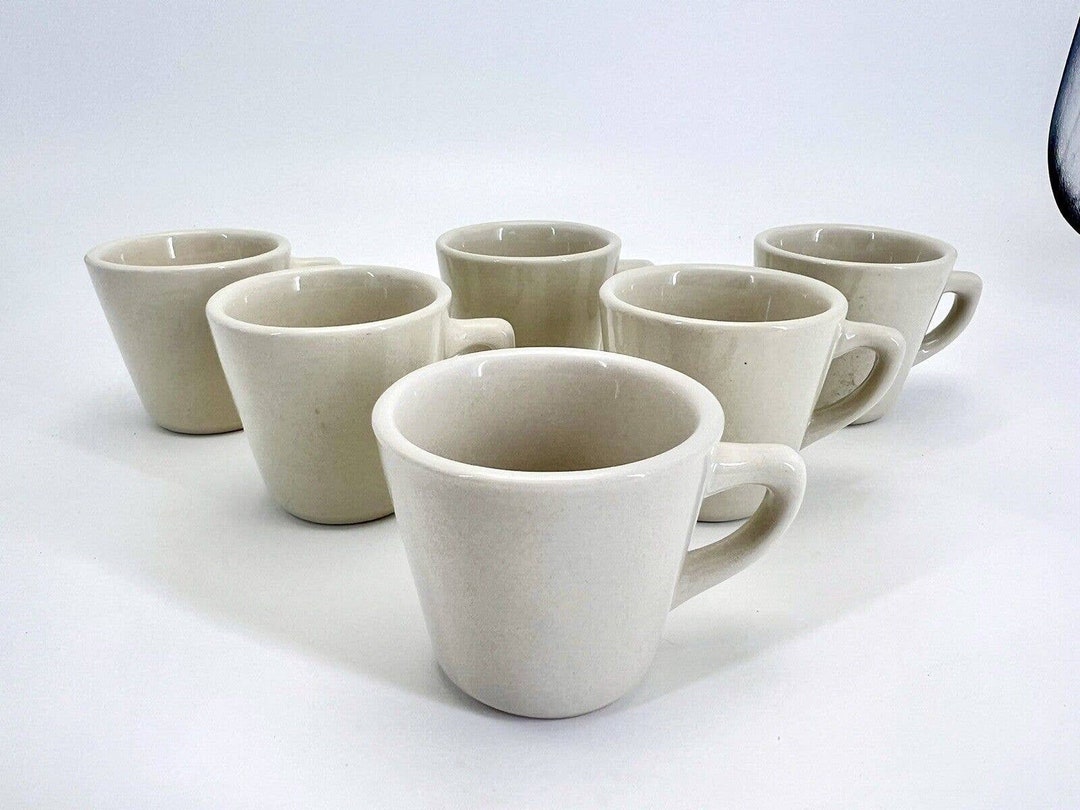 World Ultima China Restaurant Stoneware Heavy Coffee Cup Set of 6 - Etsy