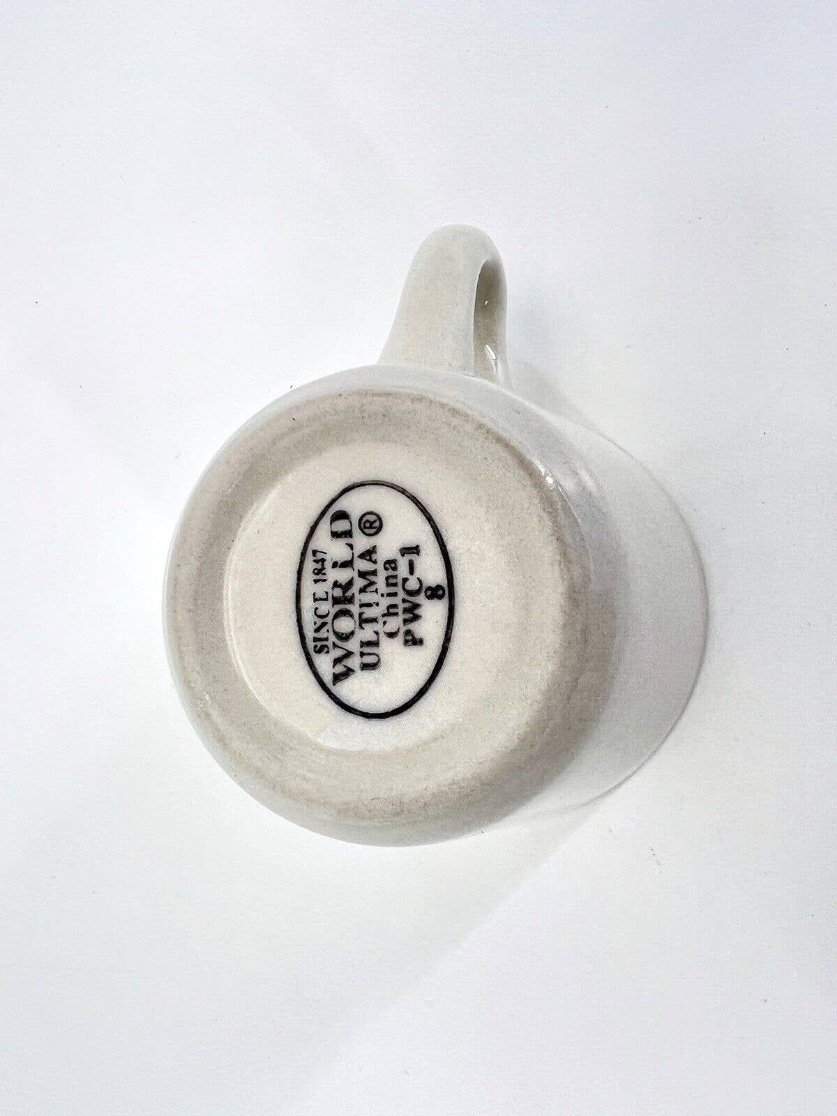 World Ultima China Restaurant Stoneware Heavy Coffee Cup Set of 6 - Etsy