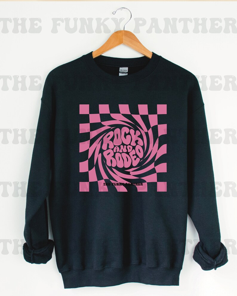 Rock and Rodeo Pink Western Png, Rodeo Png, Western Png, Wavy Checkers ...