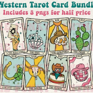 Western Tarot Card Bundle, Western Cards, Western Bundle, Cowgirl ...