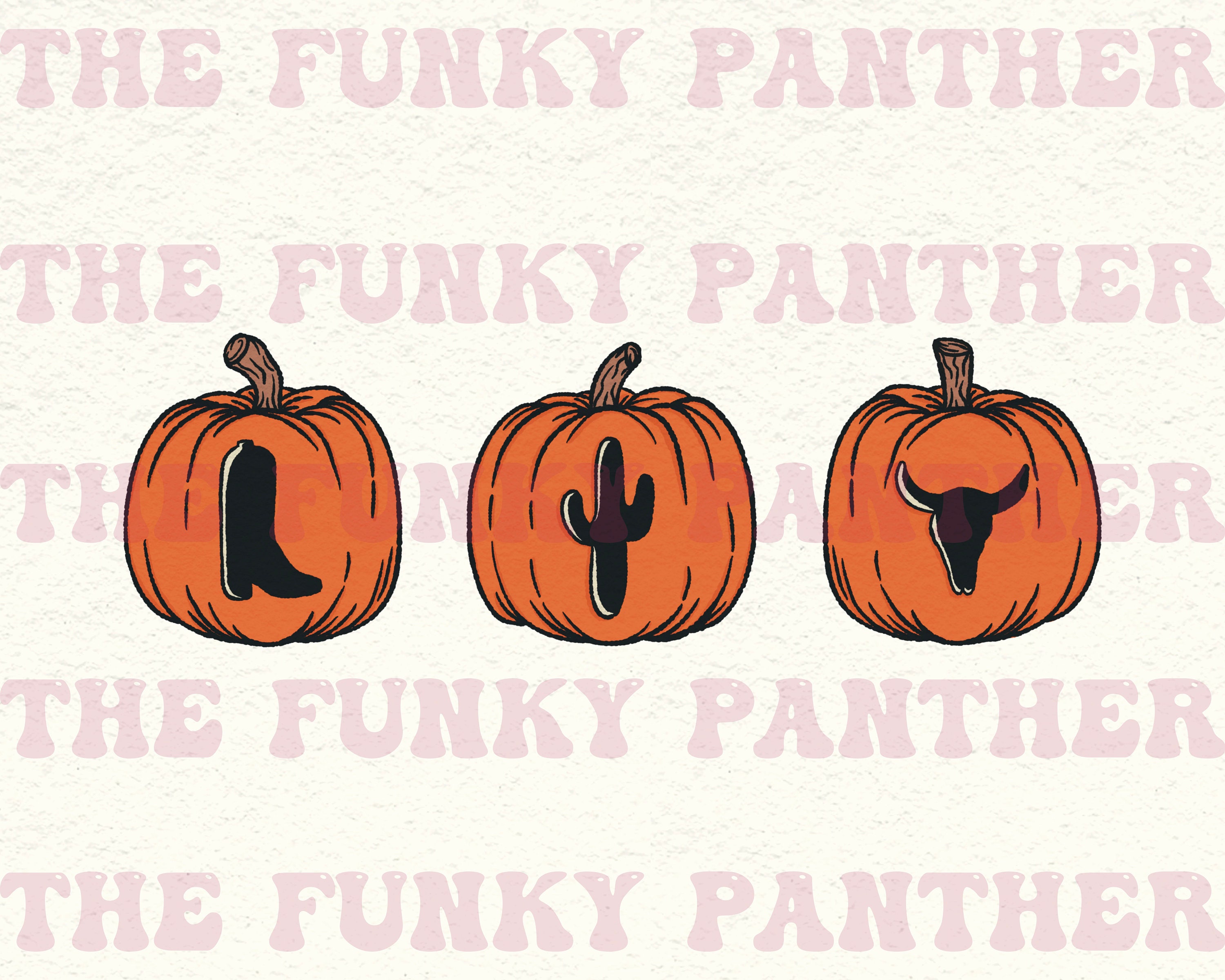 Western Pumpkin Png, Western Halloween Png, Howdy Pumpkin, Cowgirl ...
