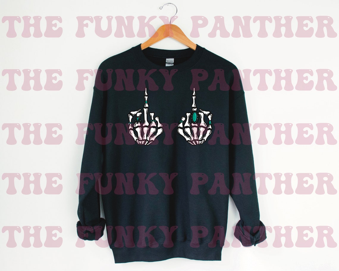 Turquoise Skeleton Hand Png, Skeleton Middle Finger Png, Western ...