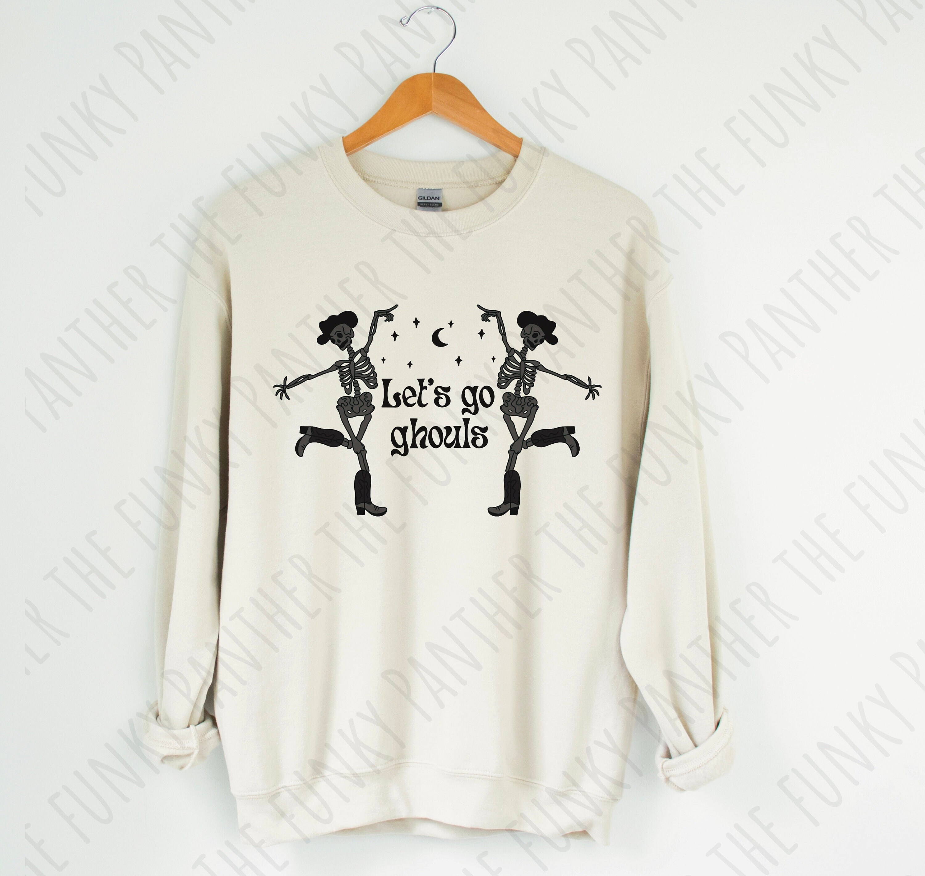 Lets Go Ghouls Png, Halloween Skeleton Cowboy Png, Western Halloween ...