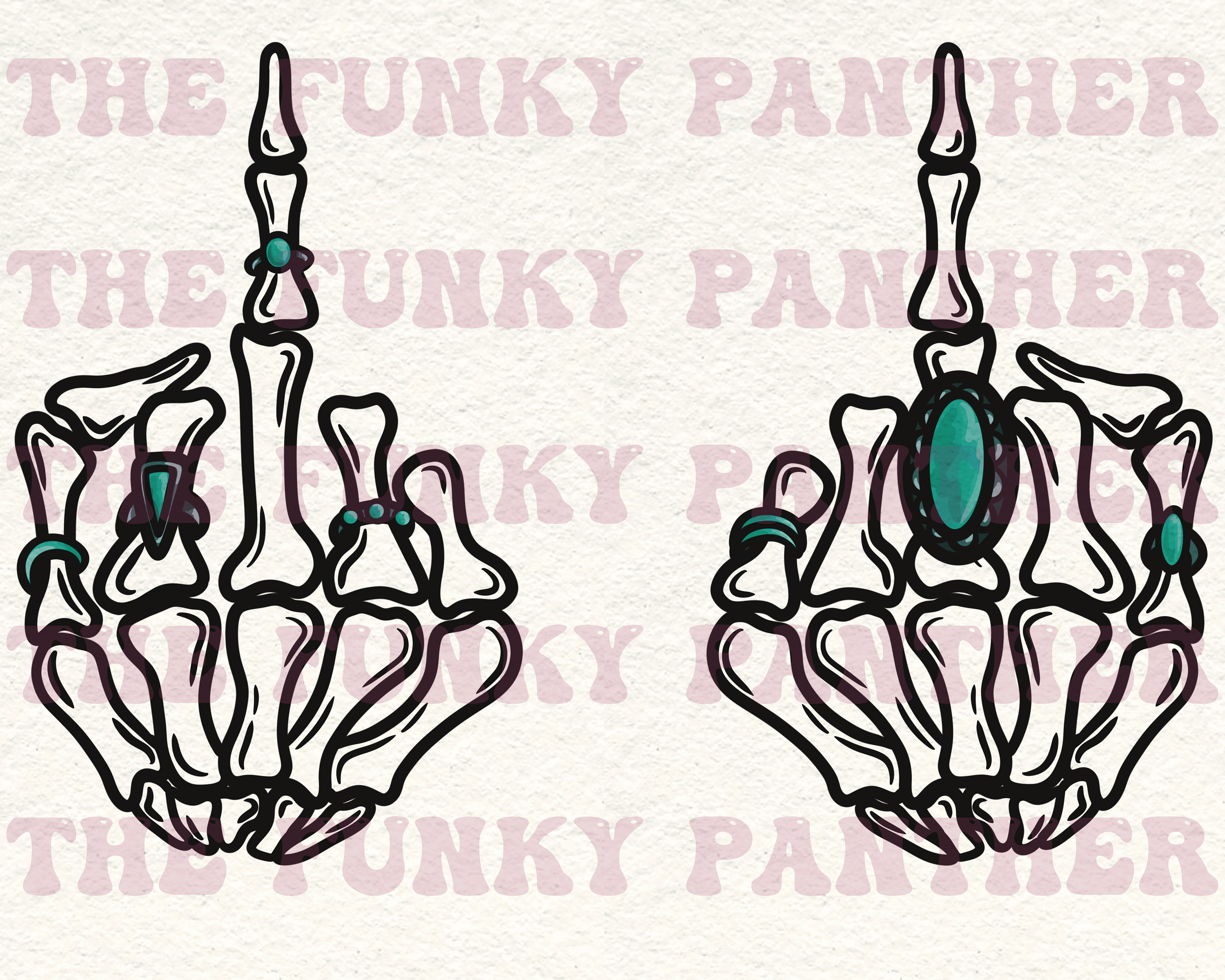 Turquoise Skeleton Hand Png, Skeleton Middle Finger Png, Western ...