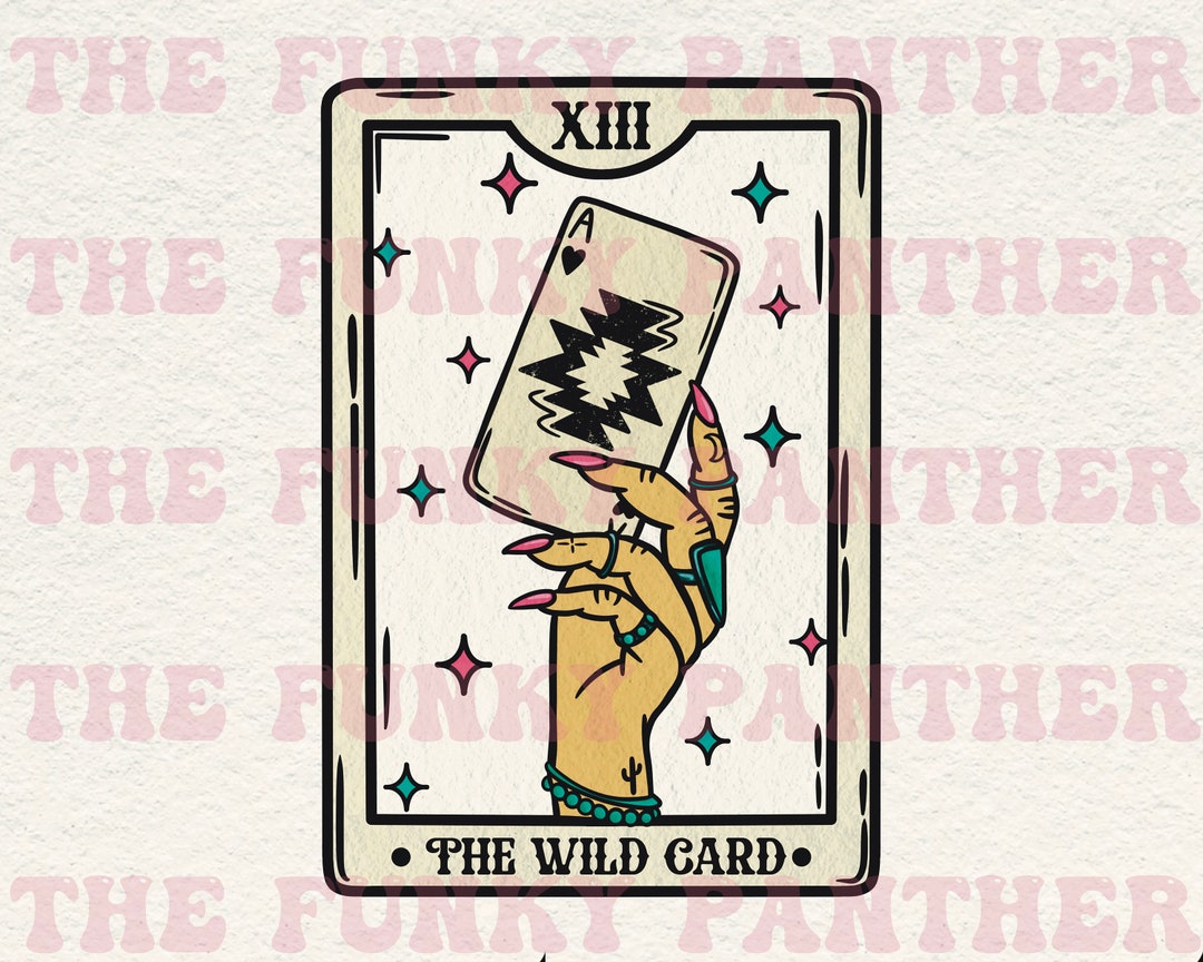 Wild Card Western Tarot Card, Turquoise Hand Png, Punchy Western Png ...