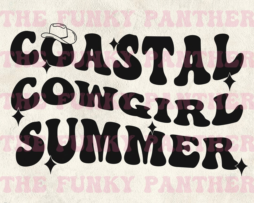 Coastal Cowgirl Summer Png, Surfer Girl Png, Beach Vibes, Cowgirl ...
