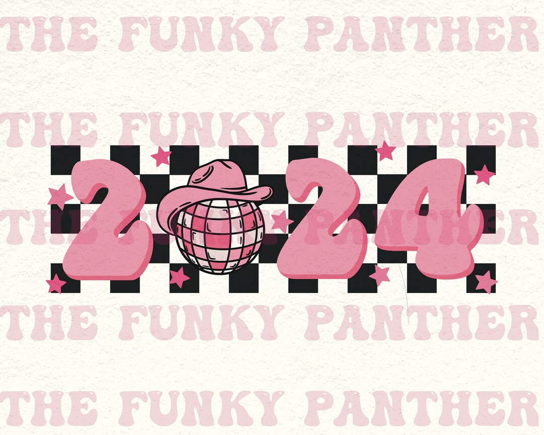 2024 png, happy new year png, nye png, disco nye png, checkered nye png ...