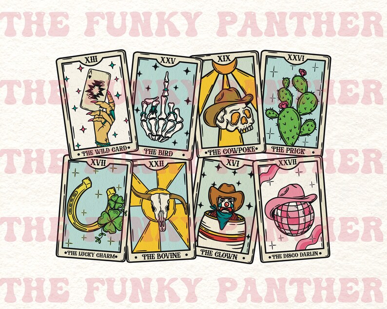 Western Tarot Cards, Western Cards, Western Png, Wild Card Png, Cowgirl ...