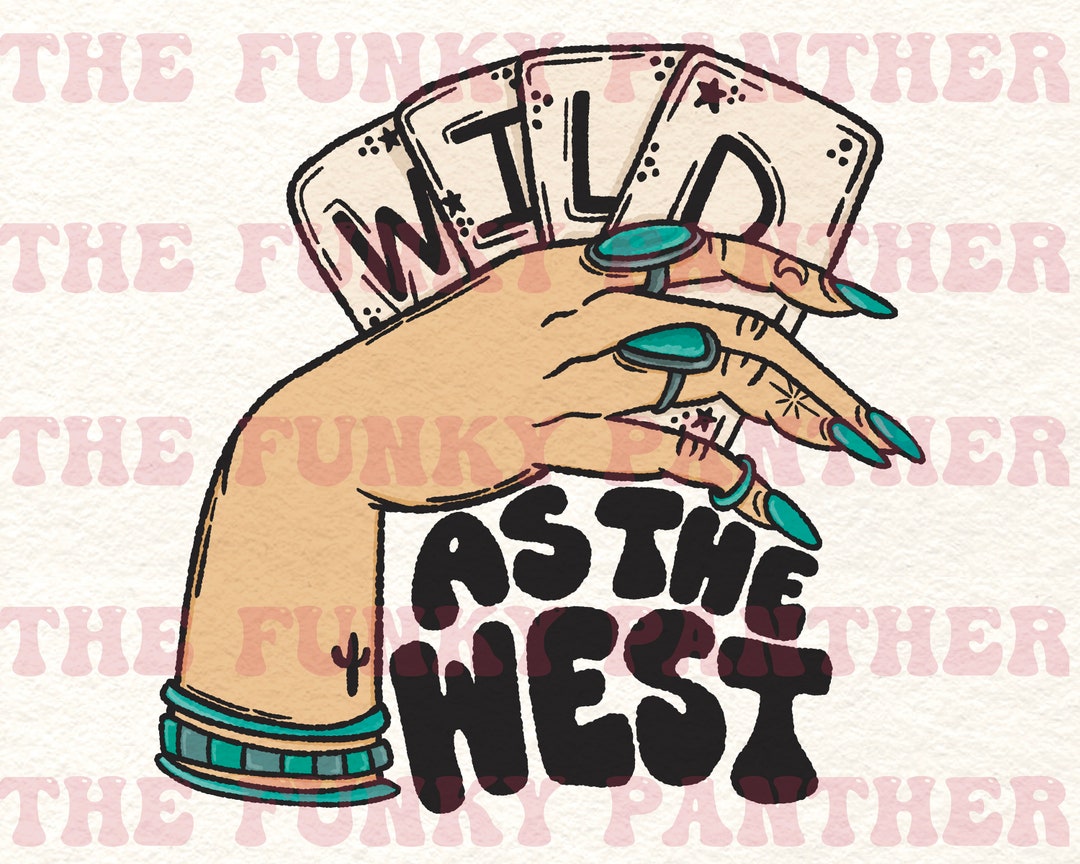 Wild West Png, Western Playing Card Png, Punchy Cowgirl, Turquoise Hand ...