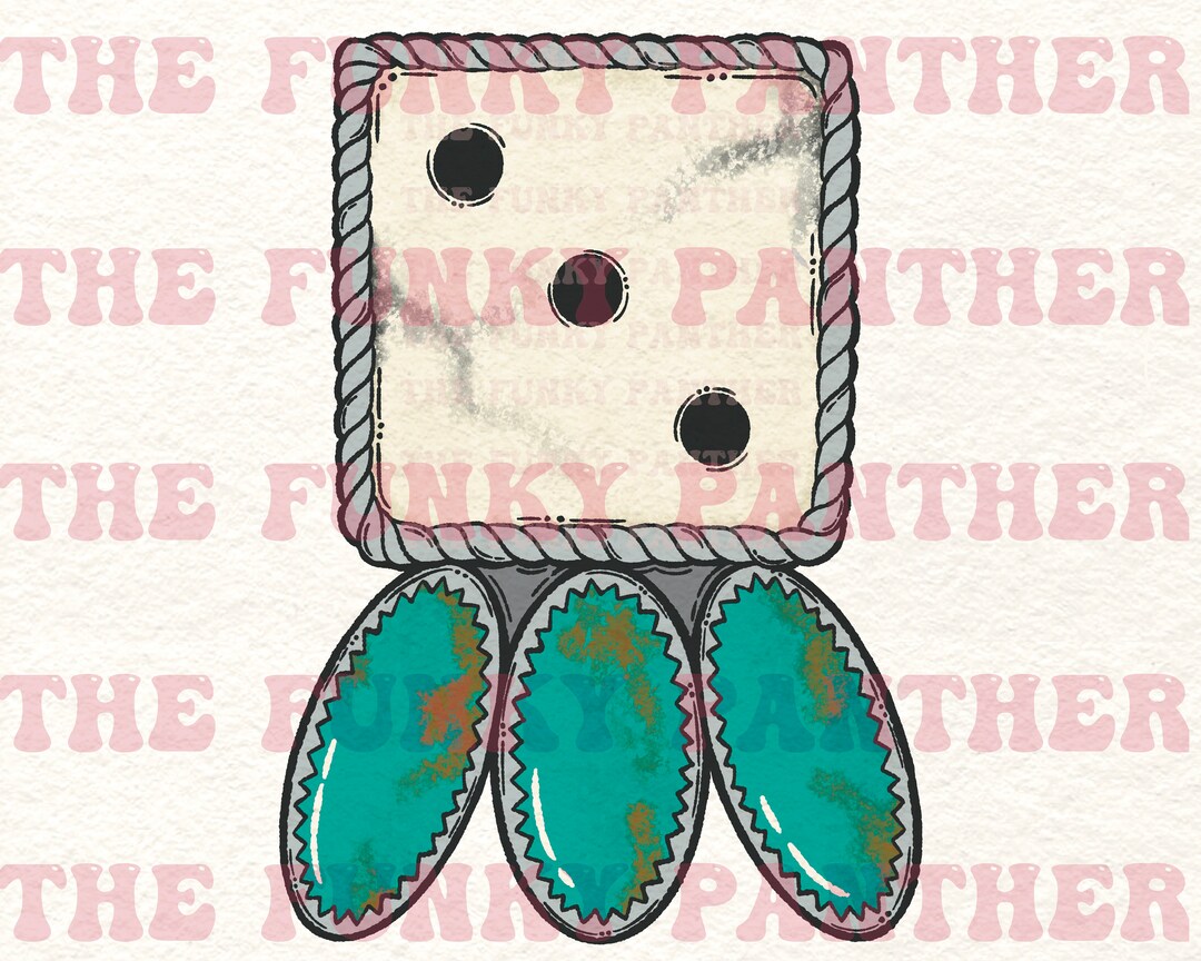 Western Dice Png, Turquoise Dice Png, Turquoise Jewelry Png, Western ...