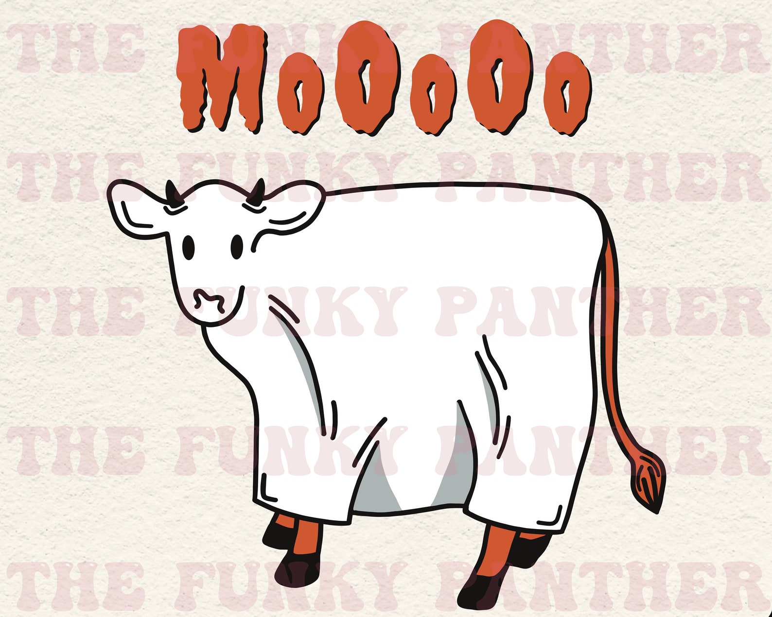 Ghost Cow PNG, Halloween Cow Png, Boo Haw, Western Halloween Png ...