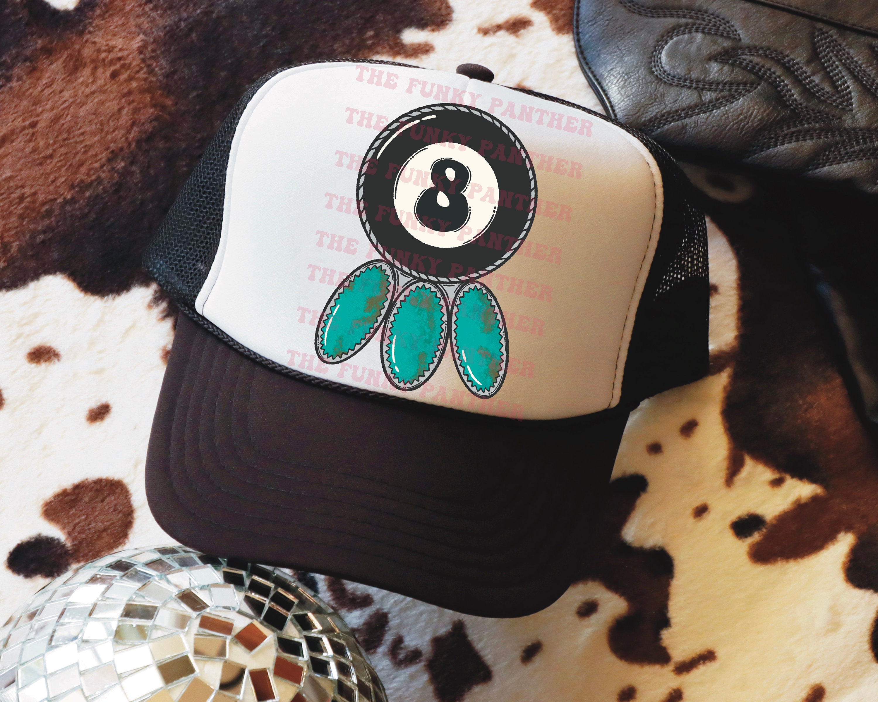 Eight Ball Png, Turquoise Png, Western Png, Turquoise Eight Ball Png ...