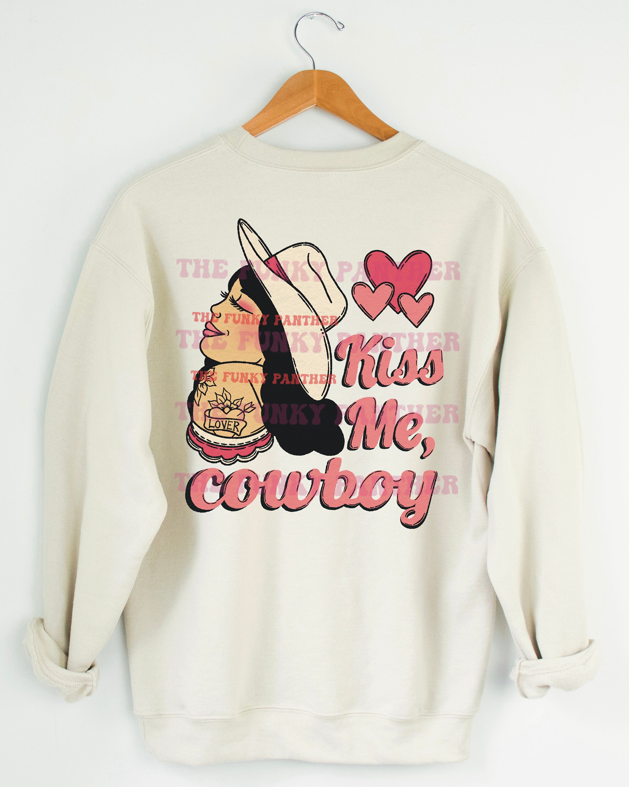 Kiss Me Cowboy Png, Western Valentine Png, Howdy Valentine Png, Cowgirl ...