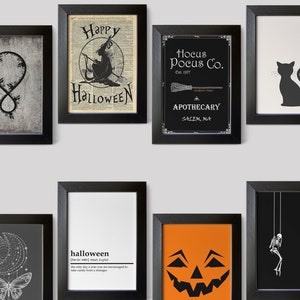 Halloween Art Mega Bundle Set Set of 24 PRINTABLES Halloween Decor ...