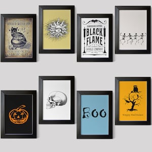 Halloween Art Mega Bundle Set Set of 24 PRINTABLES Halloween Decor ...