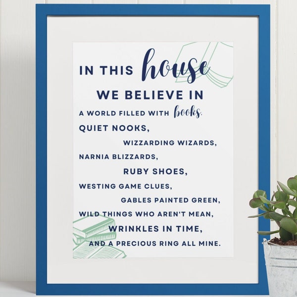 Library Wall Art - Etsy