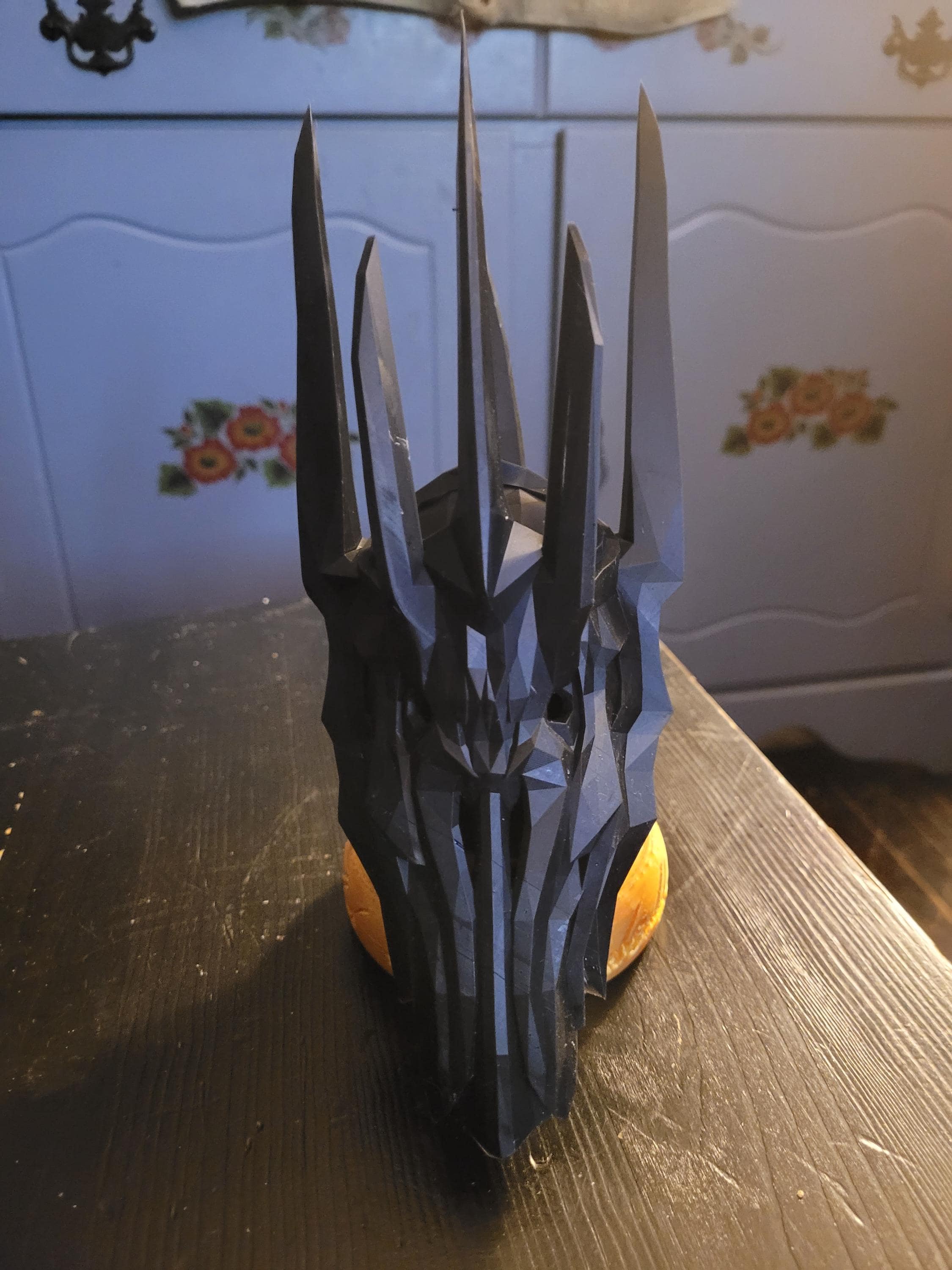 Lord of the Rings SAURON HELMET 3D PRINTED - Etsy