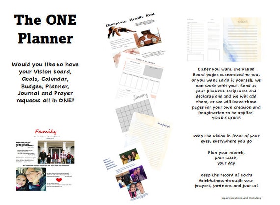 The ONE Planner - Etsy