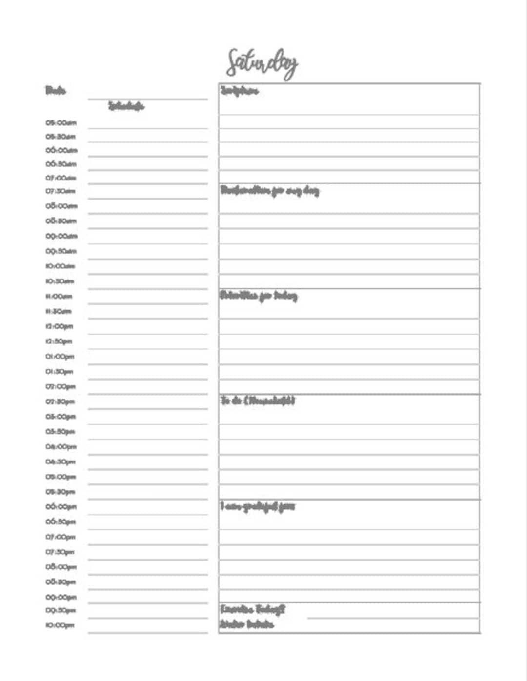 Daily and Journal Pages - Etsy