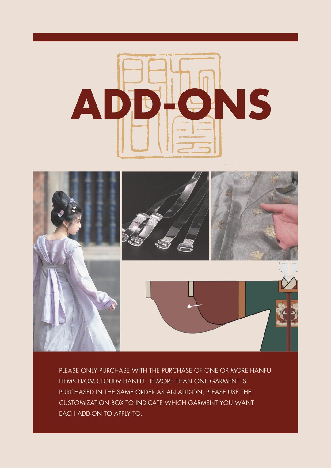 ADD-ONS - Hanfu, Straps, Pockets, Length Changes, Original Hanfu ...