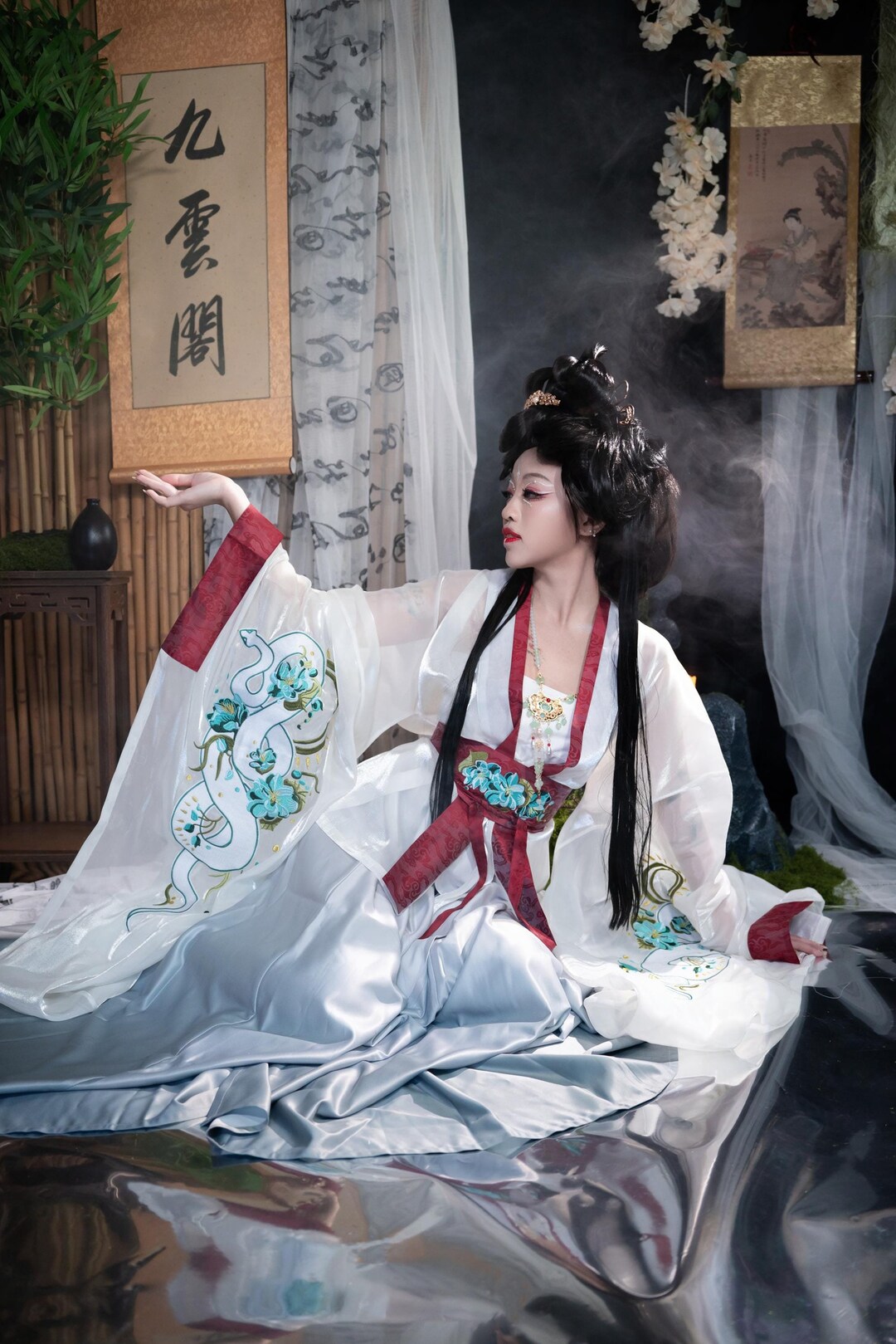 白素貞/ BAI SUZHEN / SPIRIT - Hanfu, Northern Dynasty, 4-piece Set ...