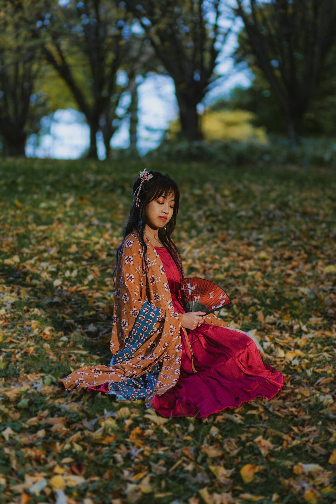 嫦娥/ CHANG'E Hanfu Tang Dynasty 3-piece Set Original - Etsy