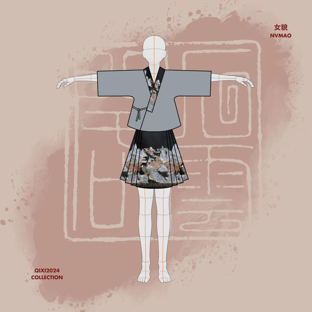 女貌 / NV MAO / VEGA - Hanfu, Ming Dynasty, 2-piece Set, Original Hanfu ...