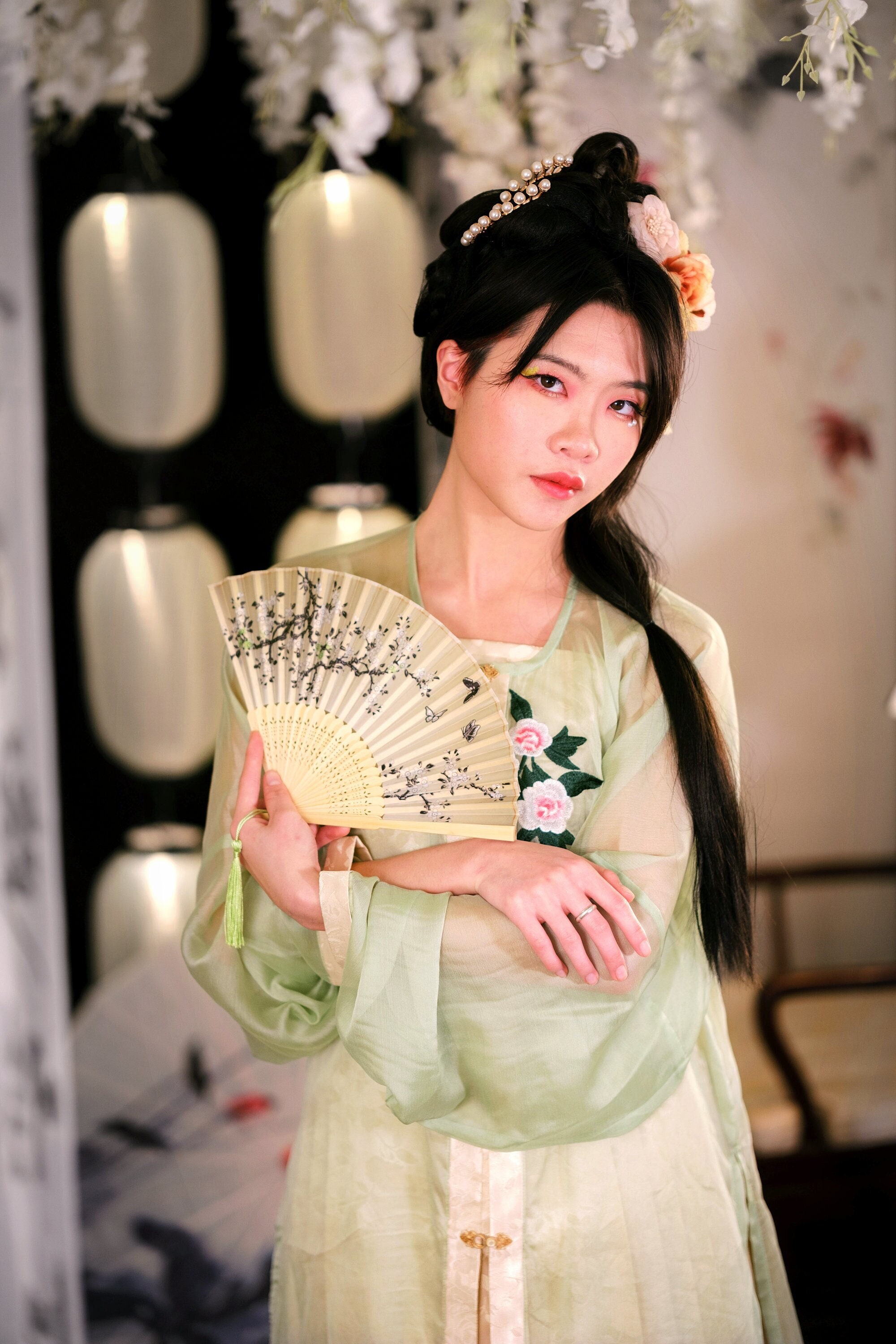 羞花 / XIUHUA / CAMELLIA Hanfu, Ming Dynasty, 3-piece Set, Original Hanfu ...