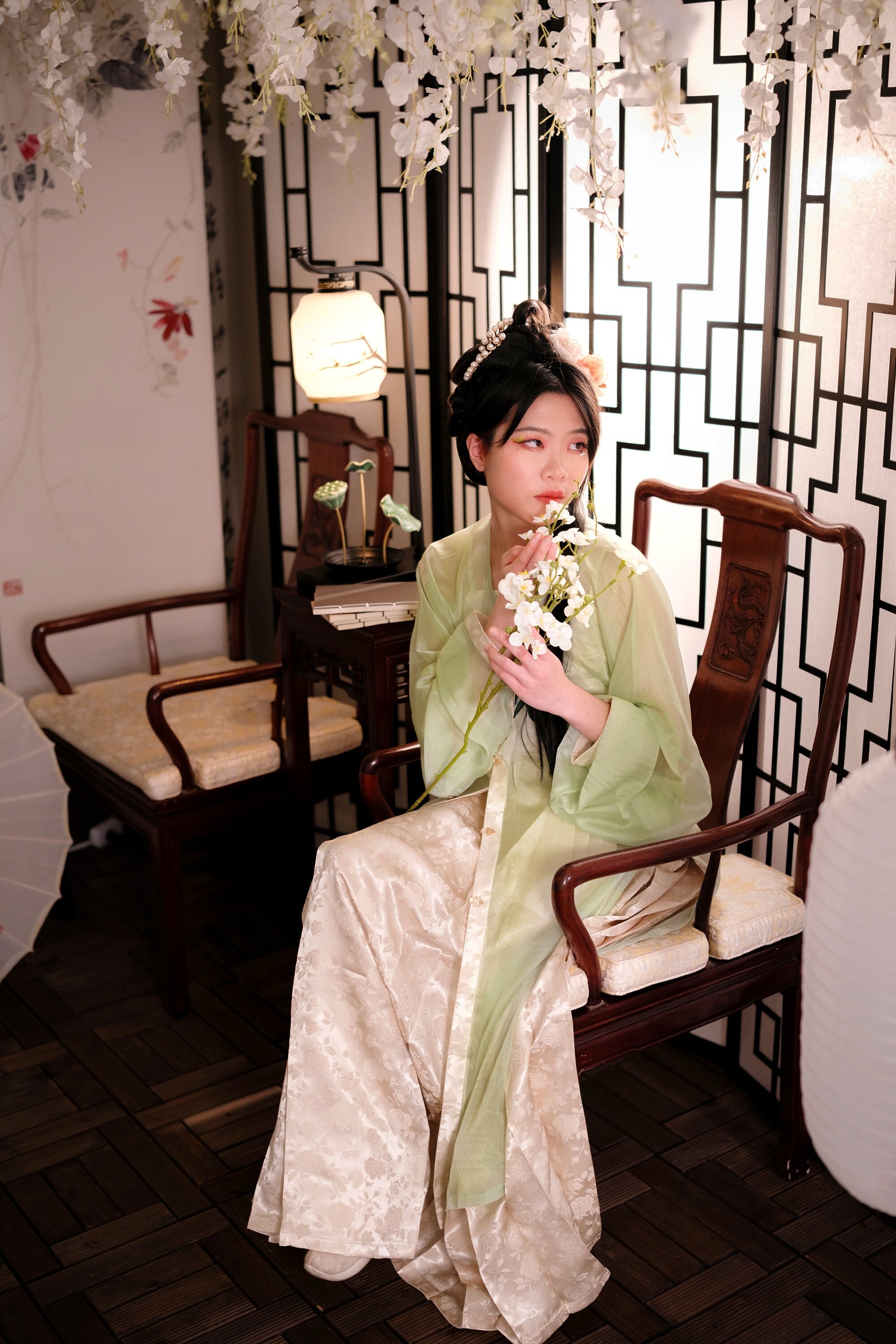 羞花 / XIUHUA / CAMELLIA - Hanfu, Ming Dynasty, 3-piece Set, Original ...