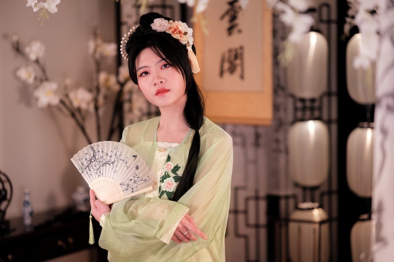 羞花 / XIUHUA / CAMELLIA - Hanfu, Ming Dynasty, 3-piece Set, Original ...