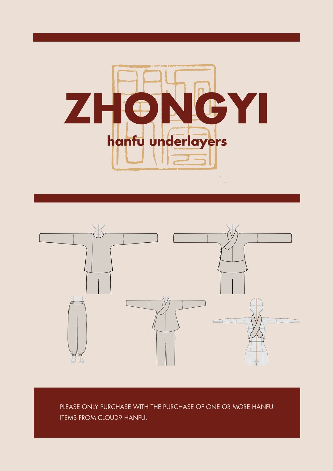 ZHONGYI/ZHONGKU - Hanfu, Underlayers, Base Layers, Original Hanfu ...