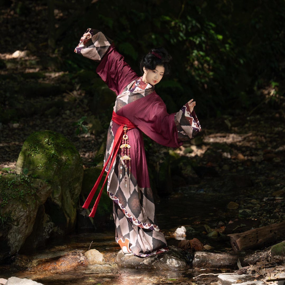 百步蛇 / BAIBUSHE / HUNDRED-PACER - Hanfu, Han Dynasty, 1+1-piece Set ...