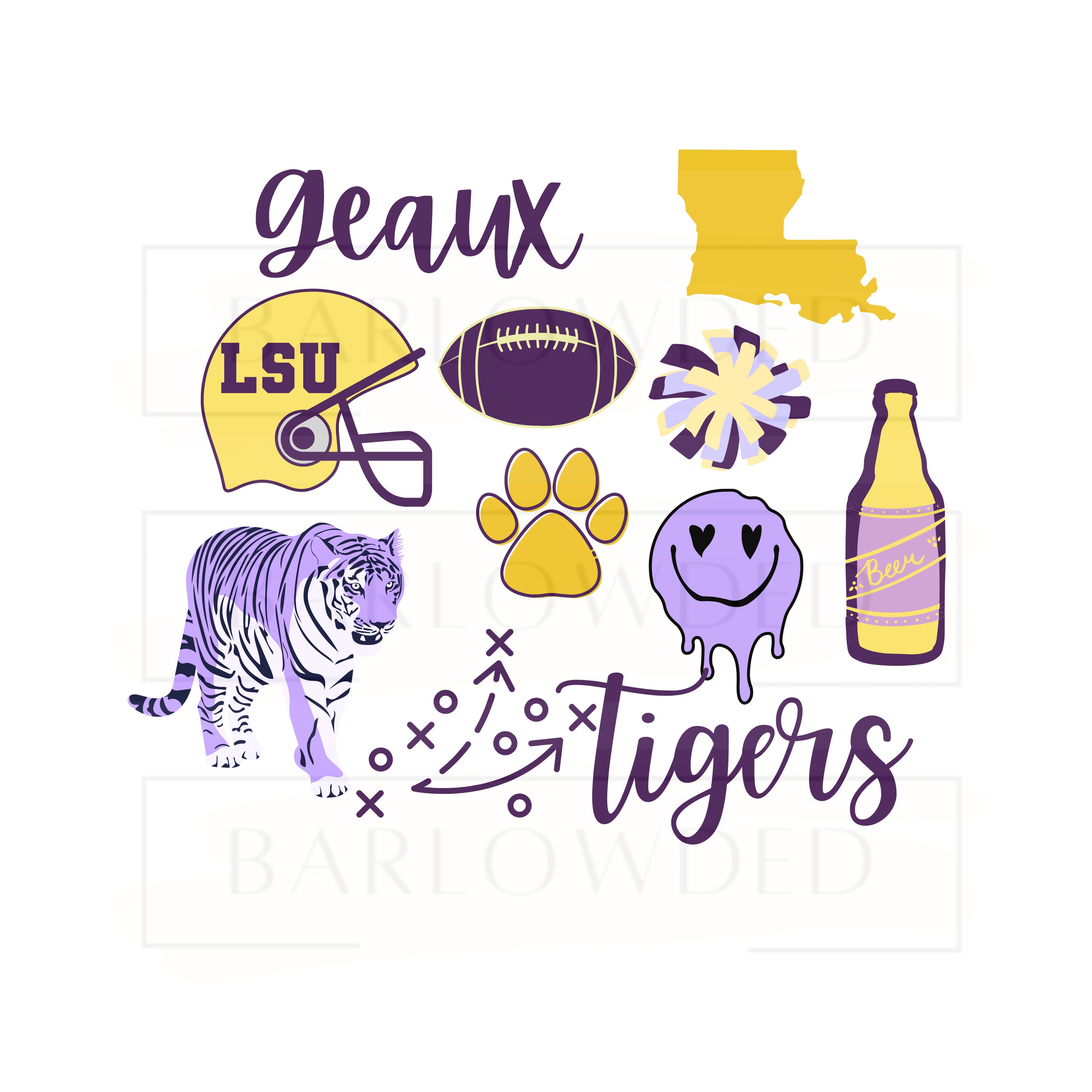 Lsu Tigers Logo Font