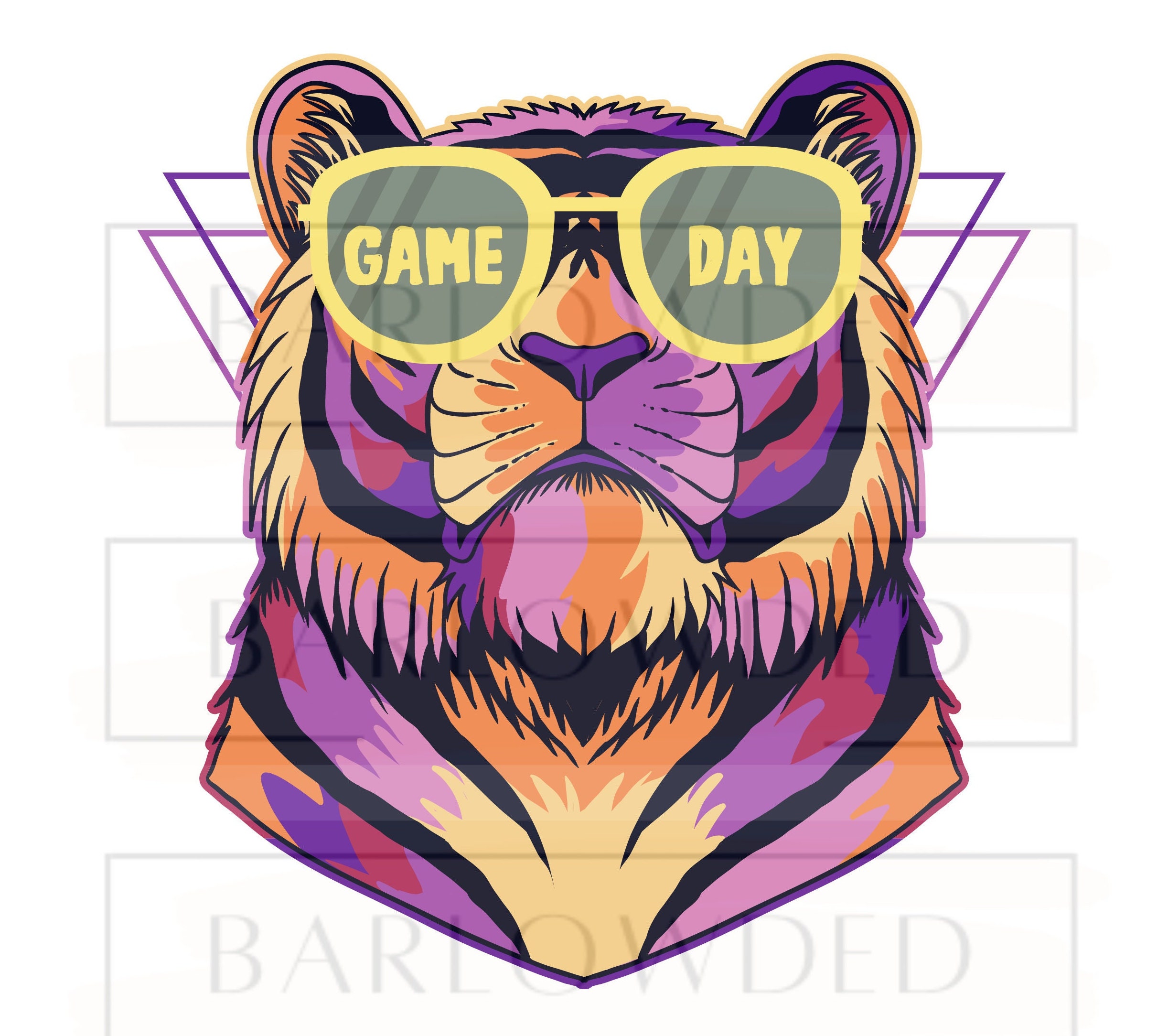 2 Separate LSU Tigers Sunglasses Svg, Png, Jpg. Digital Download Only ...